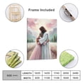 AEOI Jesus Hugging Woman Canvas Wall Art, Impasto Oil Painting Pastel ...