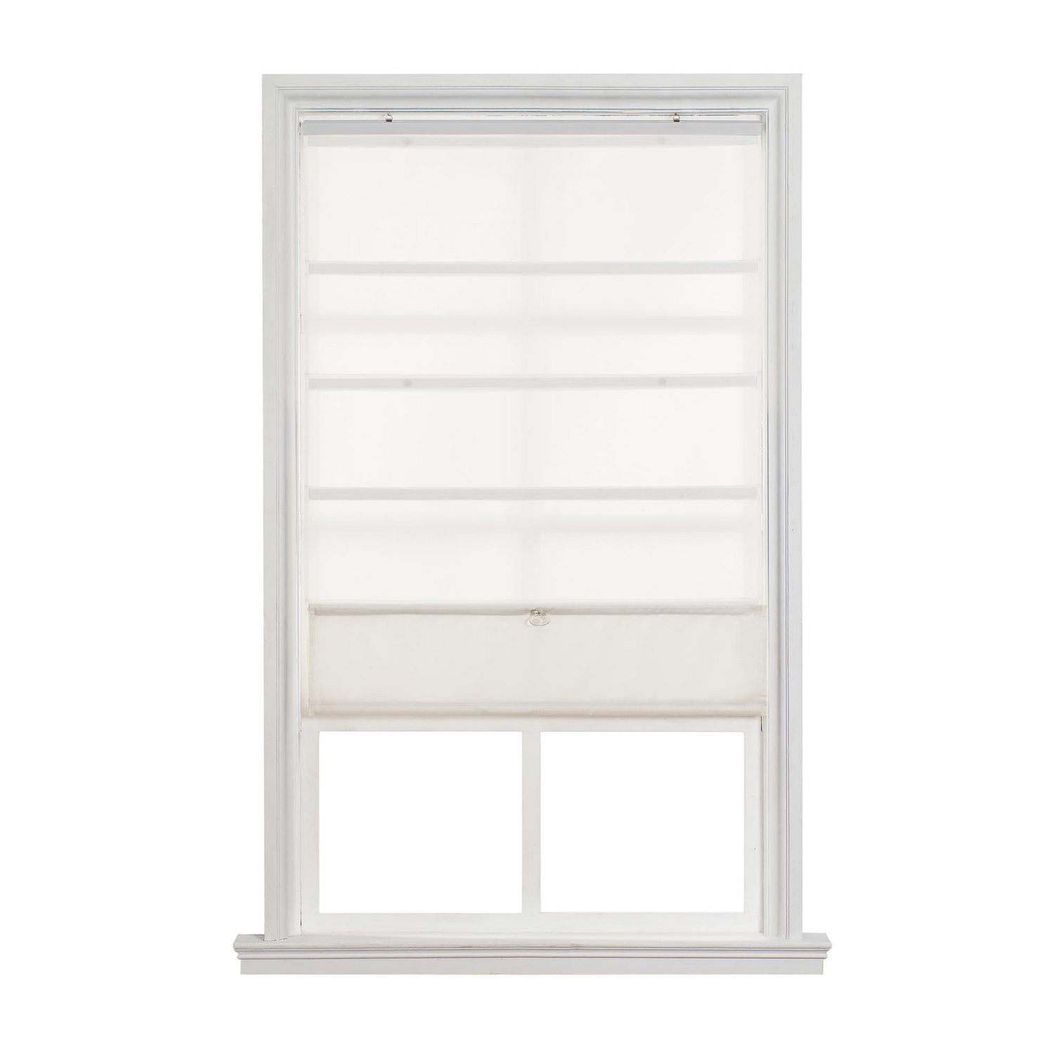 Mainstays Magnetic Fabric Light Filtering Roman Shade - Walmart.ca