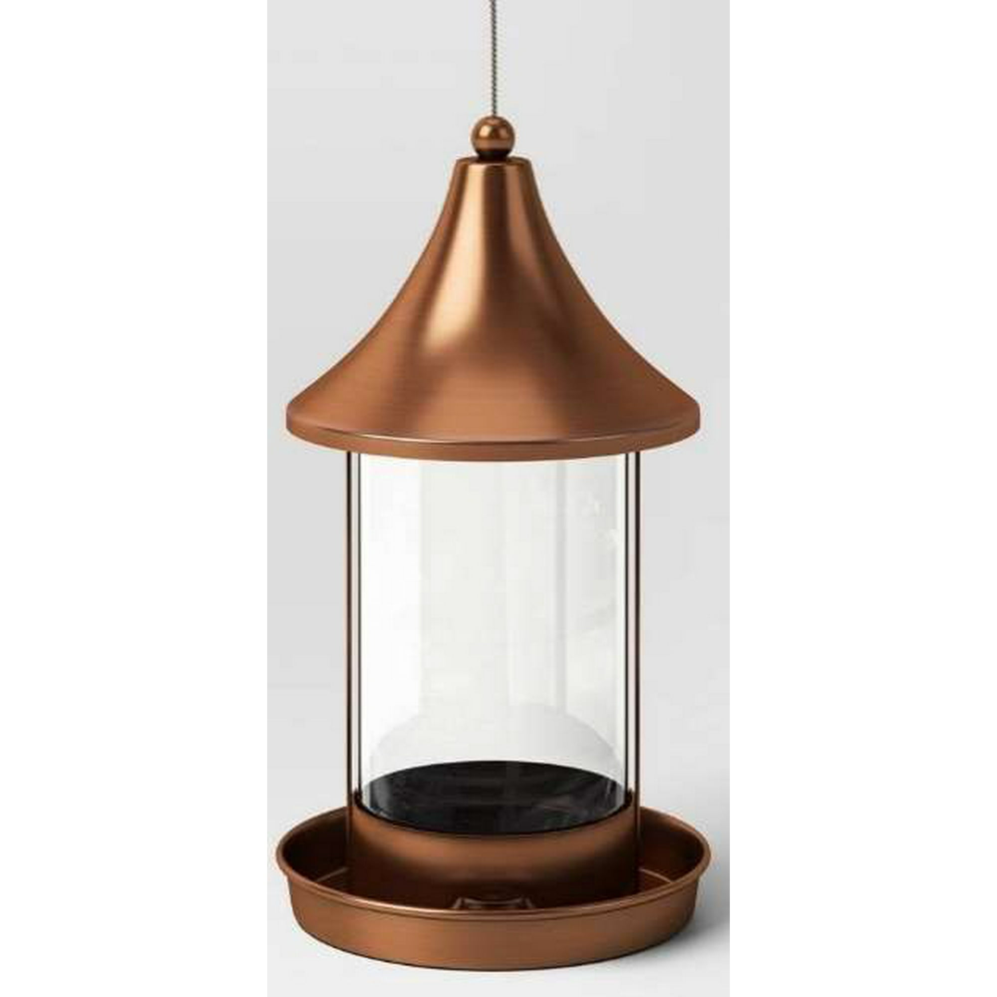 Click here for Metal And Glass Suet Bird Feeder 11.4 Copper - Thr... prices