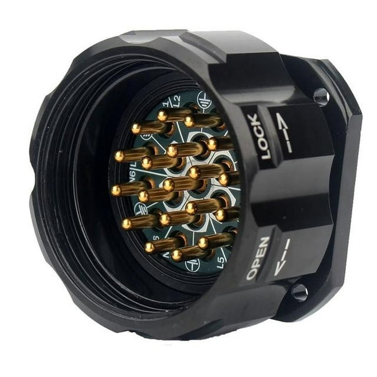 Socapex 19 Pin Connector For Waterproof Electrical Box, 58% OFF