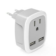 15 Amp White Triple Cube Grounding Adapter - Walmart.com