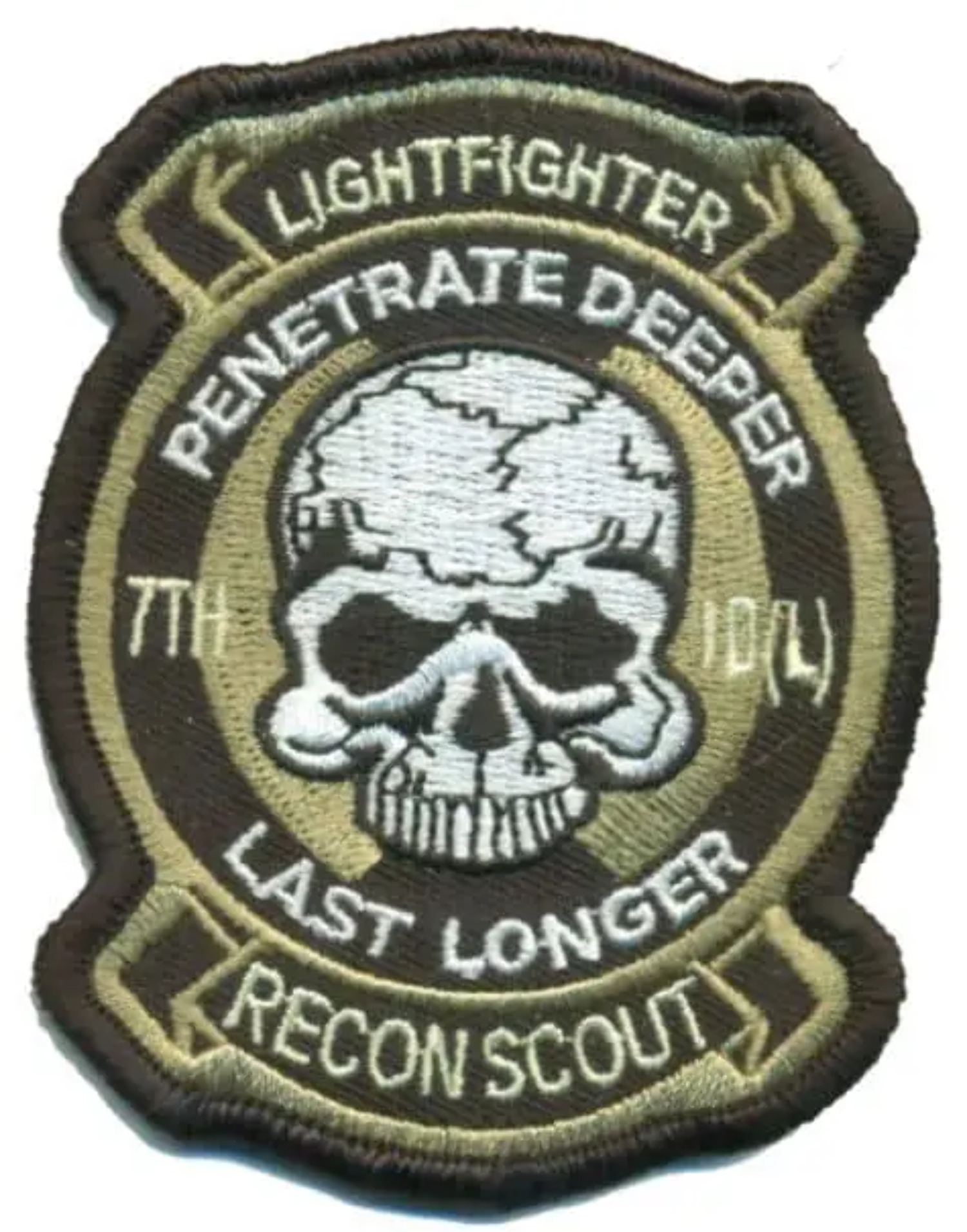 7th ID Recon Patch ? Plastic Backing - Walmart.com - Walmart.com