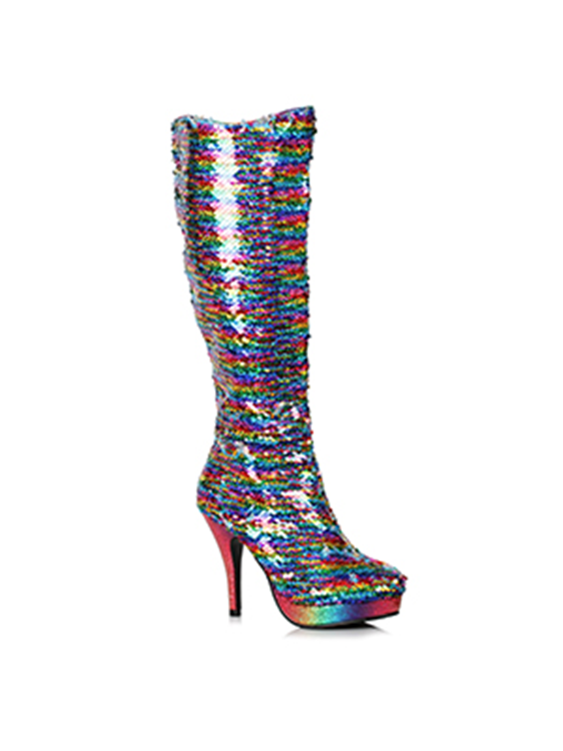 421-GILLIAN, 4" Mermaid Flip Sequin Boots - Walmart.com