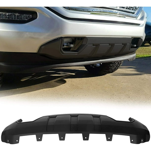 KOJEM Black Front Bumper Skid Plate For 16-19 GMC Sierra 1500 For ...