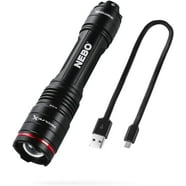 NEBO Luxtreme MZ60 Blueline Rechargeable, Powerful 500 Lumen Half-Mile ...