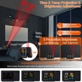 Atomic Projection Alarm Clock Radio Control Clock with WWVB Function ...