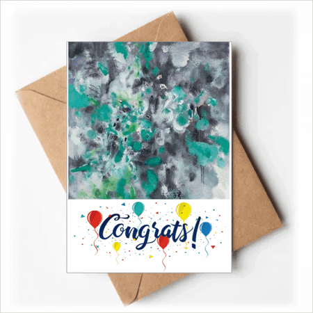 Green Oil Painting Art Still Life Flower Wedding Cards Congratulations ...