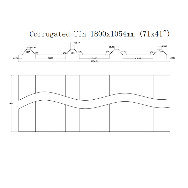 Corrugated Metal Roofing Dimensions
