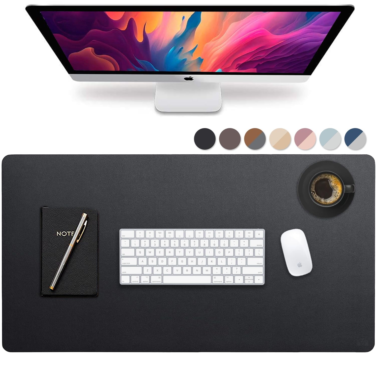 Click here for Vine Creations Leather Desk Mat 32 X 17  Desk Prot... prices