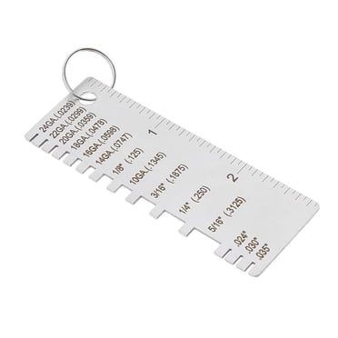 Durable Stainless Steel Welding Gauge, Metal Sheet Thickness Inspection ...