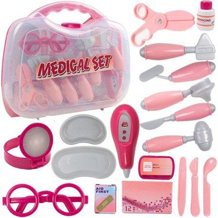 Dr kit for kids, 18PCS Toy Medical Kits Doctor Toys Set, Simulation ...