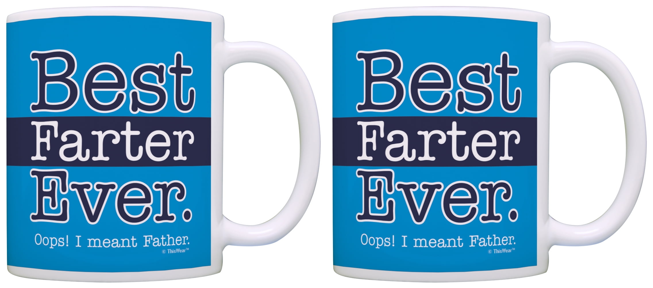 ThisWear Best Farter Mug Best Farter Ever Funny Fathers Day Dad Jokes ...