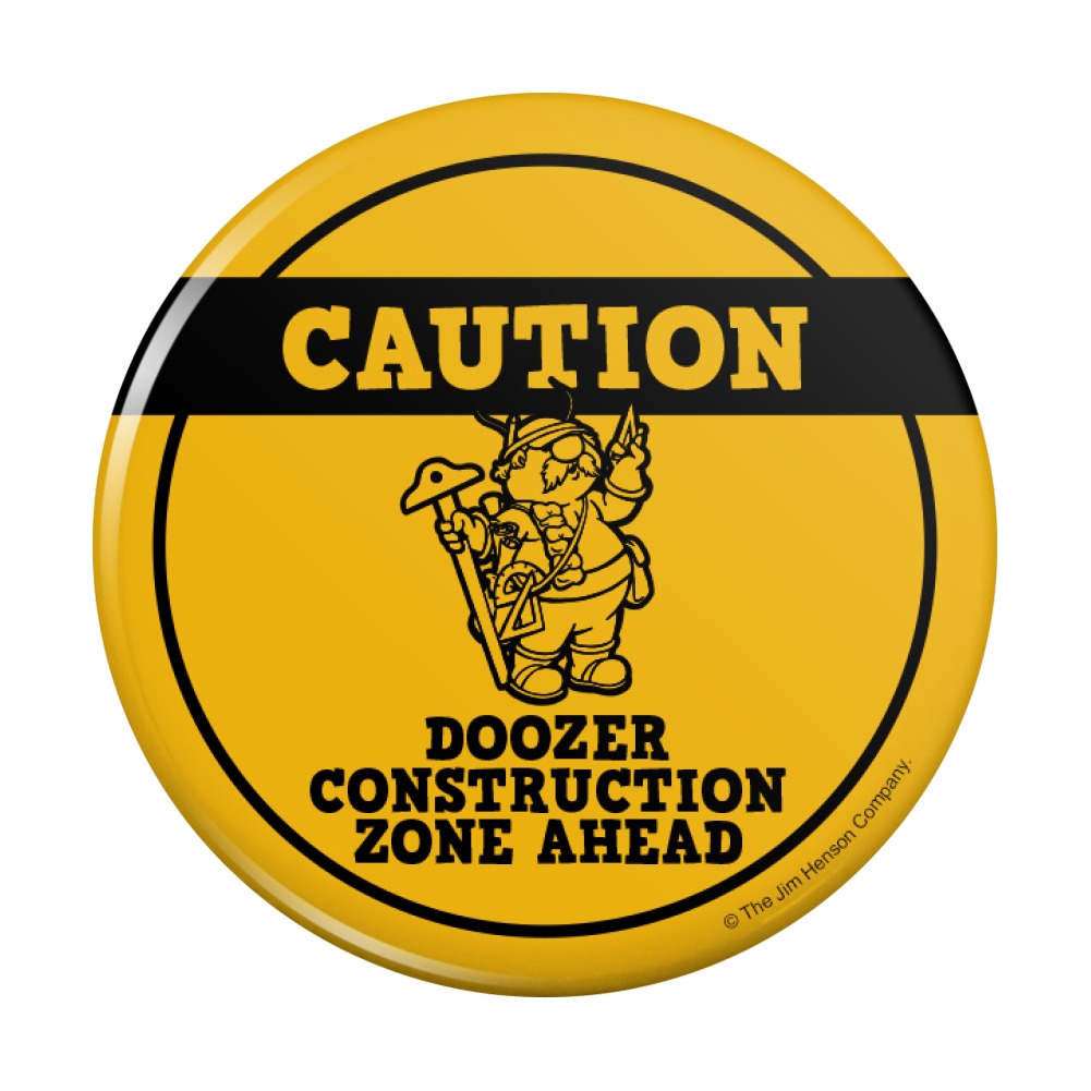 Doozer Construction Zone Ahead Fraggle Rock Kitchen Refrigerator Locker ...