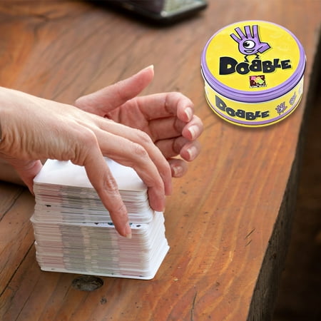 TB&W Animal Numbers Fun Cards Metal Box Spot It Dobble Cards Game Kids ...