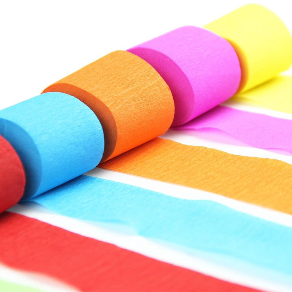 CARBONLIKE Wrapping Streamer Roll Diy Craft Papel crepé Boda Niños ...