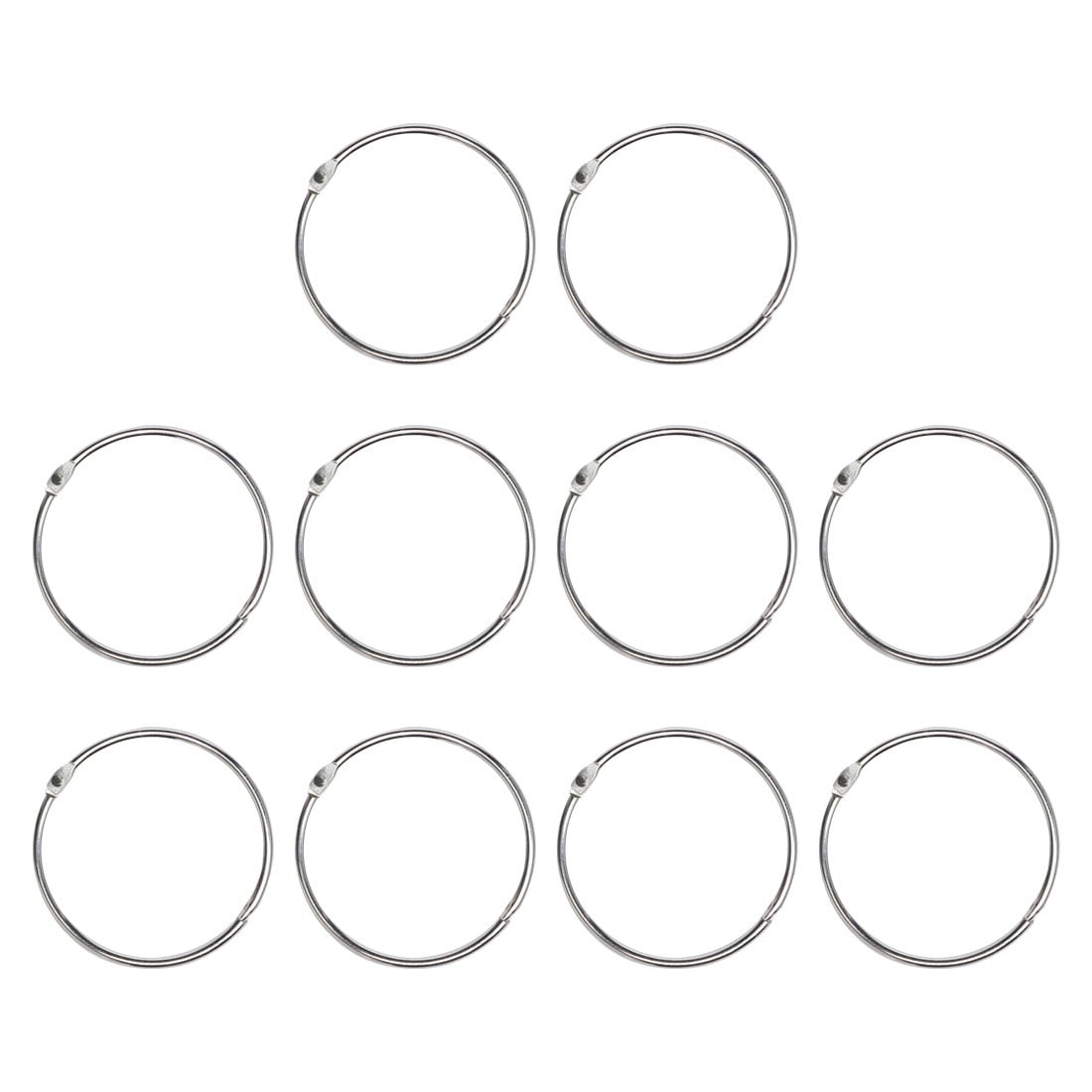 Click here for Unique Bargains 3 Curtain Rings 10pcs Metal Circul... prices