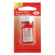 Testors Flat Red Enamel Paint, 1/4oz, Fast Drying - Walmart.com