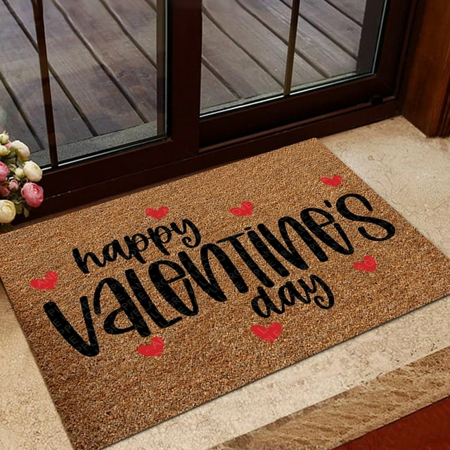 Valentines Day Door Mats Valentine's Day Decoration Doormat Bathroom ...
