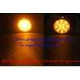 Sparkling LED 4" Amber Yellow Round TURN TAIL SIGNAL PARKING Light w ...