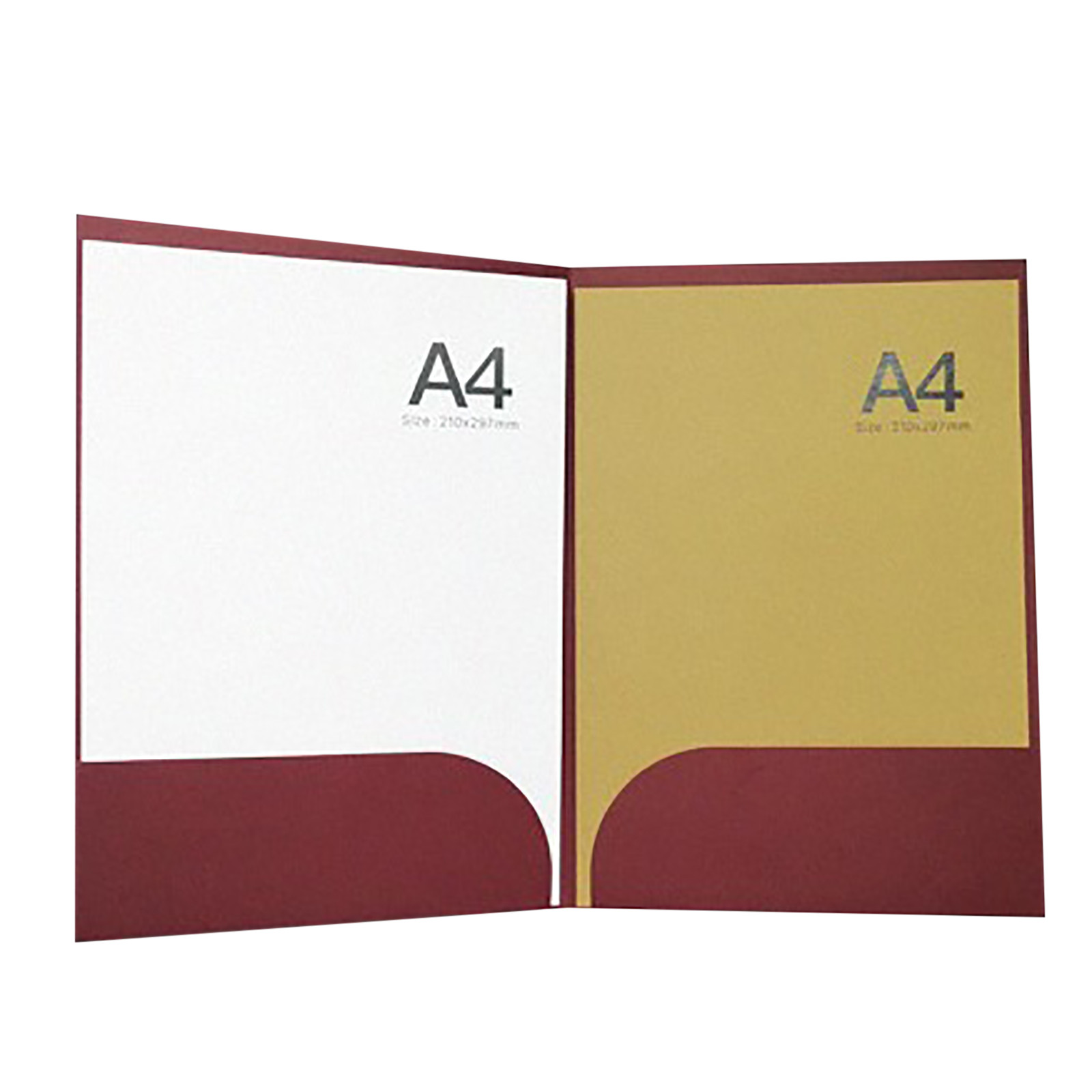 ONHUON Paper File Folder L shaped File Cover Student Stationery Color