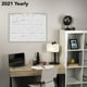 AT-A-GLANCE WallMates Self-Adhesive Dry-Erase Yearly Calendar, 24" x 18 ...