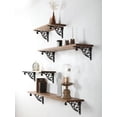 Wall Mounted Shelving Bracket Iron Gray 12inch-2pcs 2 Pack - Walmart.com