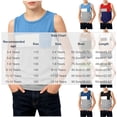 ITSAME Boys Color Block Tank Tops with Pocket Crewneck Sleeveless ...