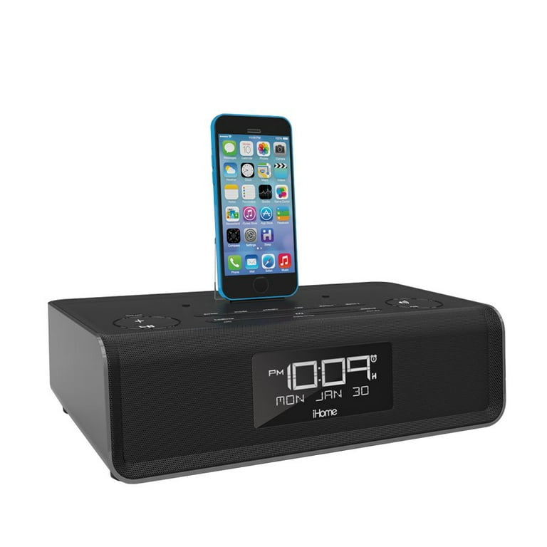Lightning Clock Radio With Dock