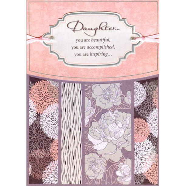 Designer Greetings Sparkling Floral With Tip On Banner On Pink Ribbons And Gems Handmade designer-greetings-sparkling-floral-with-tip-on-banner-on-pink-ribbons-and-gems-handmade