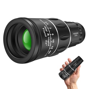 Tasco 10x25 Essentials Monocular, Black Rubber armor. - Walmart.com