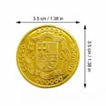 Plastic Cross Gold Coins, Golden, 100 Pieces, for Party Game Decoration ...