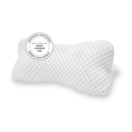 Biopedic Supportive Memory Foam Bone-Shaped Knee Pillow With Adjustable ...