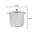 Mainstays Stainless Steel 20-Quart Stock Pot with Glass Lid - Walmart.com