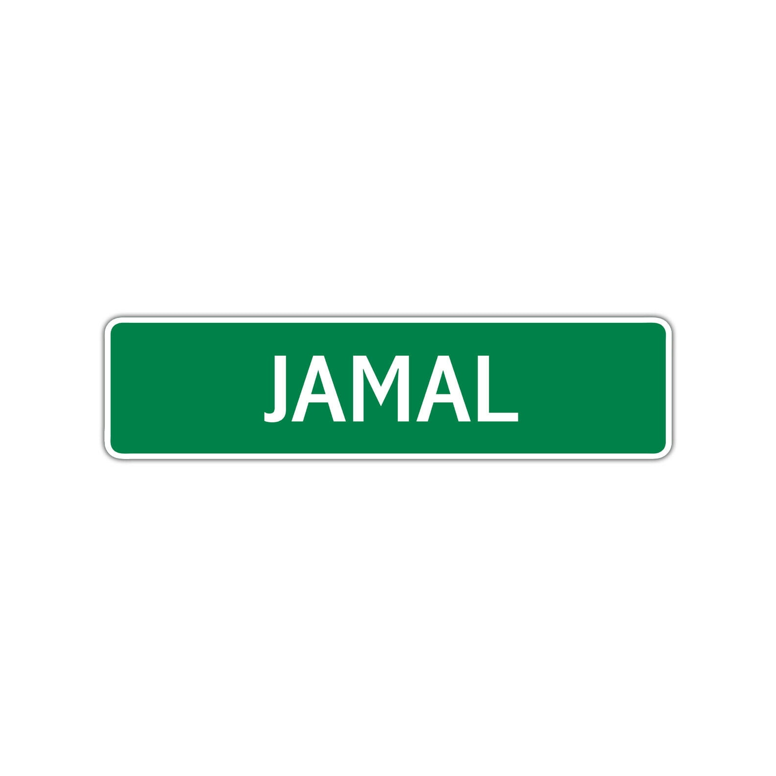 Jamal Boys Children Name Letter Printed Novelty Plaque Decoration Label ...
