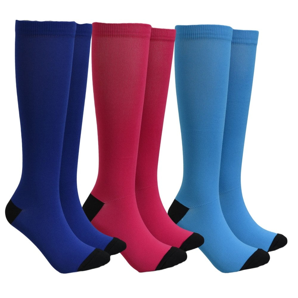 Colorful, lightweight compression socks, unisex for everyday work ...