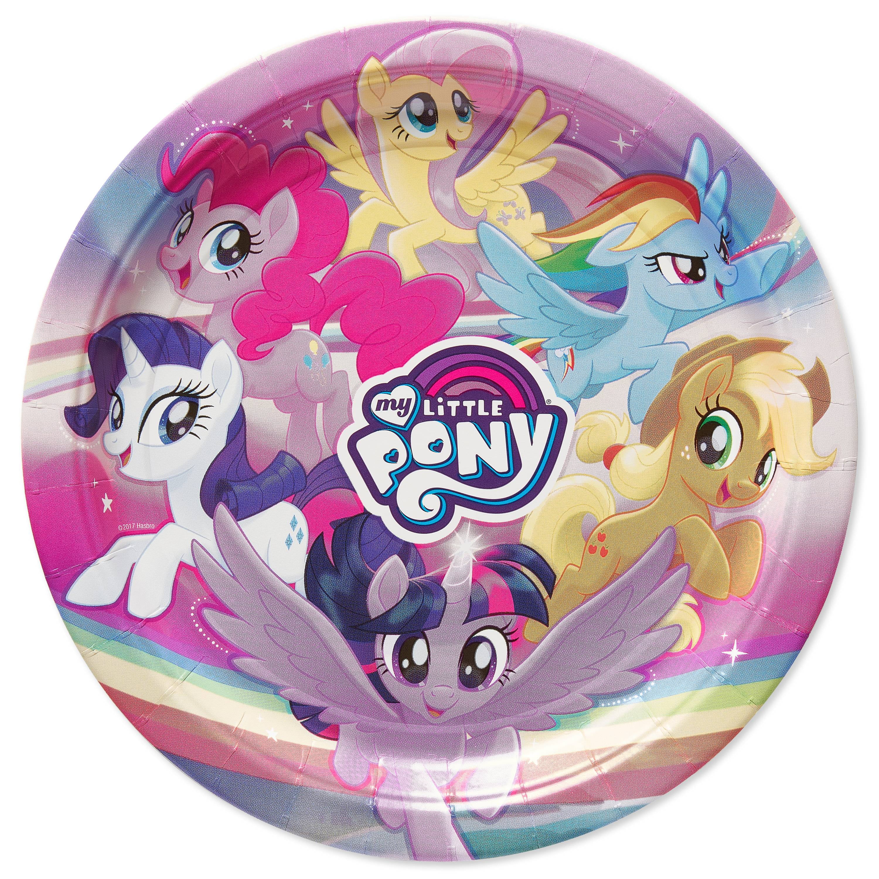 9" My Little Pony Round Paper Party Plate, 8ct - Walmart.com