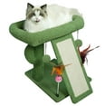 WK Indoor Cat Tree House, Pet Kitten Climbing Tower with Condo, Scratch ...
