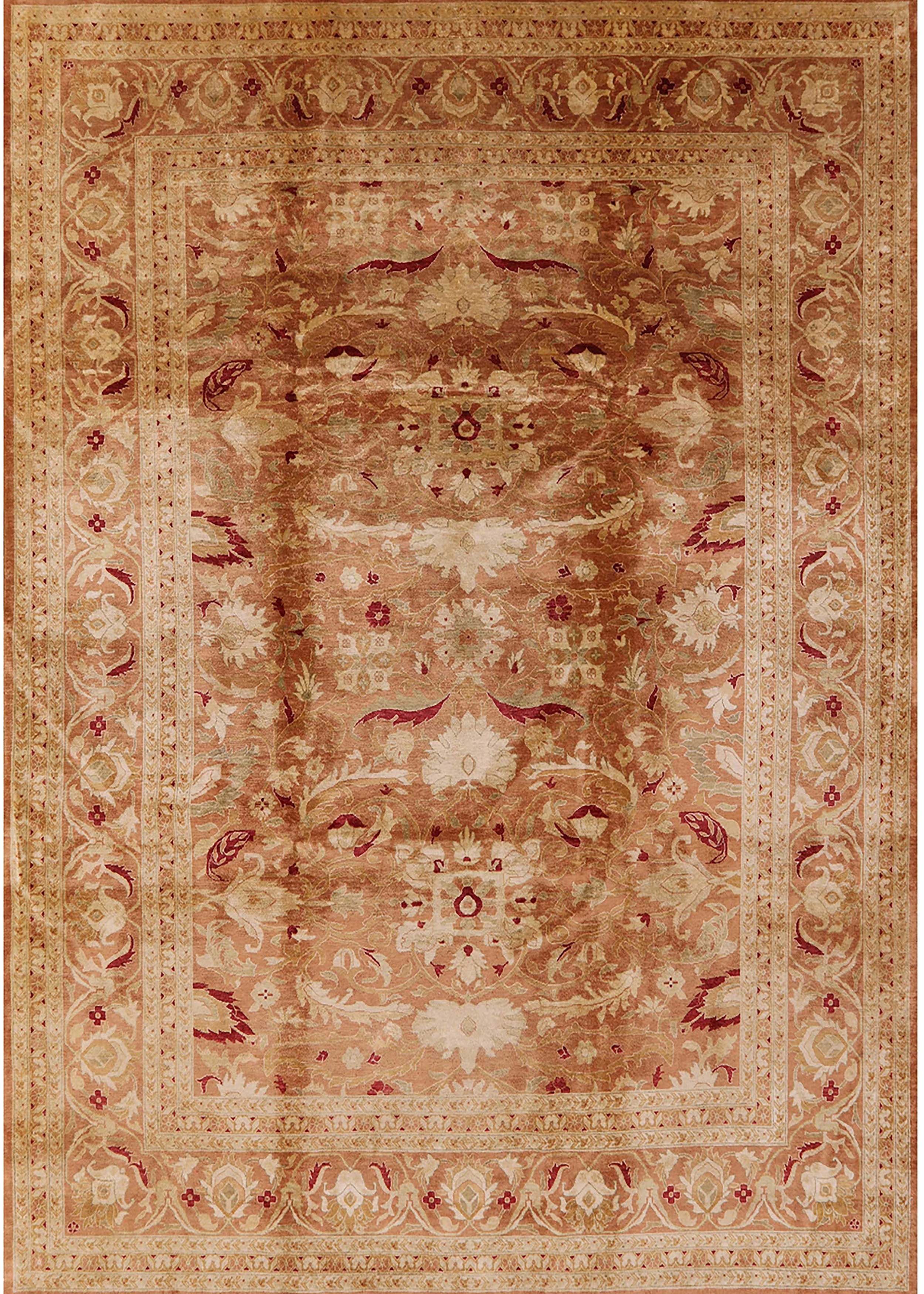 Ahgly Company Indoor Rectangle Mid-Century Modern Brown Sand Brown ...