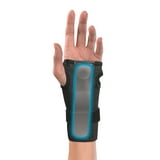 Mueller Reversible Wrist Brace with Splint, Black, One Size Fits Most ...