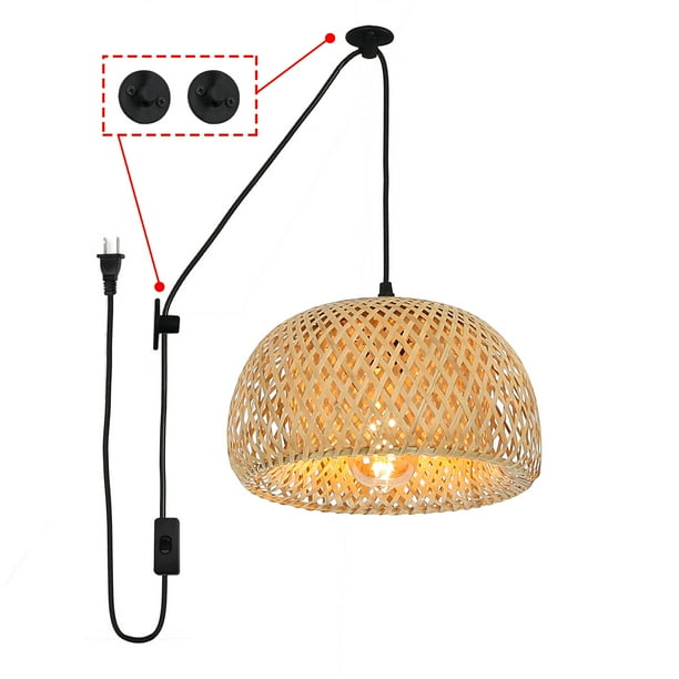 Rattan Vanity Light