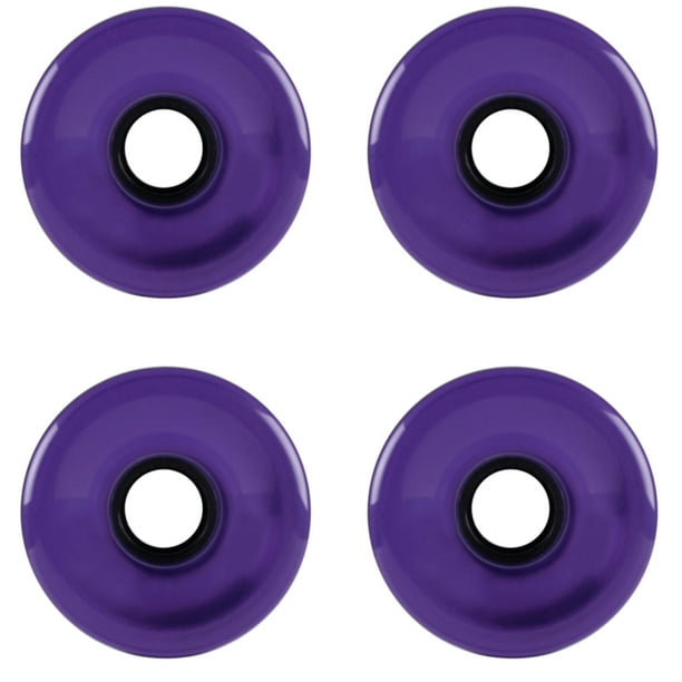 76mm 78a Offset Hub TRANSLUCENT Purple Longboard Wheels - Walmart.com