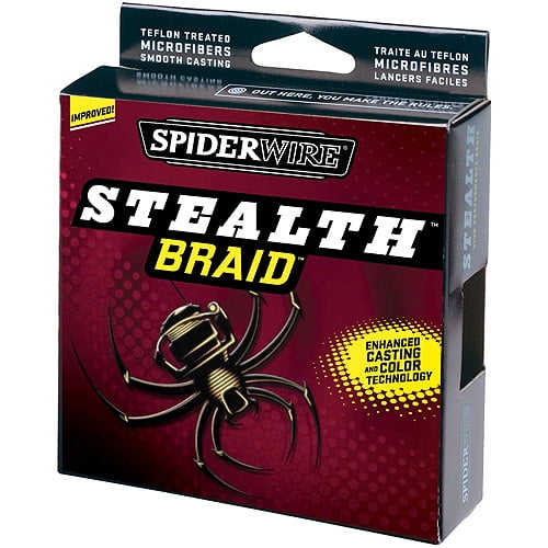 Spiderwire Stealth Braid Fishing Line, Moss Green - Walmart.com ...
