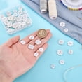 60Pcs 6 Styles 2-Hole Natural Shell Buttons White Mixed Shapes 11.3 ...