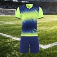Ceisia Soccer Jersey and Shorts Set with Abstract Gradient Pattern ...