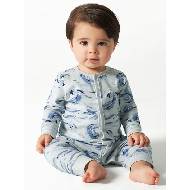 Modern Moments by Gerber Baby Boy or Girl Unisex Long Sleeve Coverall ...