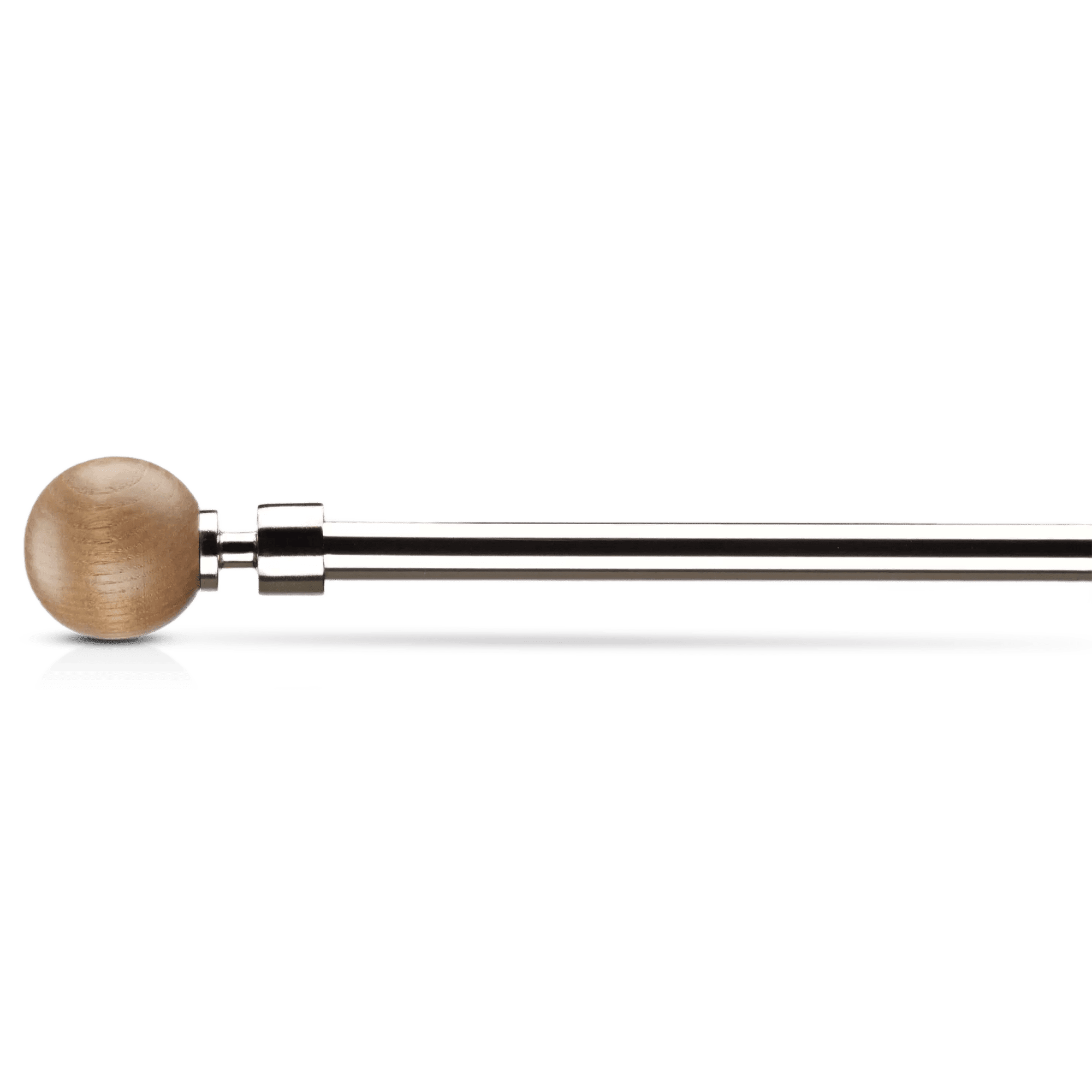 Click here for Bouclair Natural & Silver Natural Wood Curtain Rod... prices