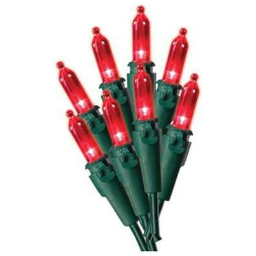 NOMA/INLITEN-IMPORT Christmas Light Set, Mini, Red, 50-Ct. 4053-88A ...