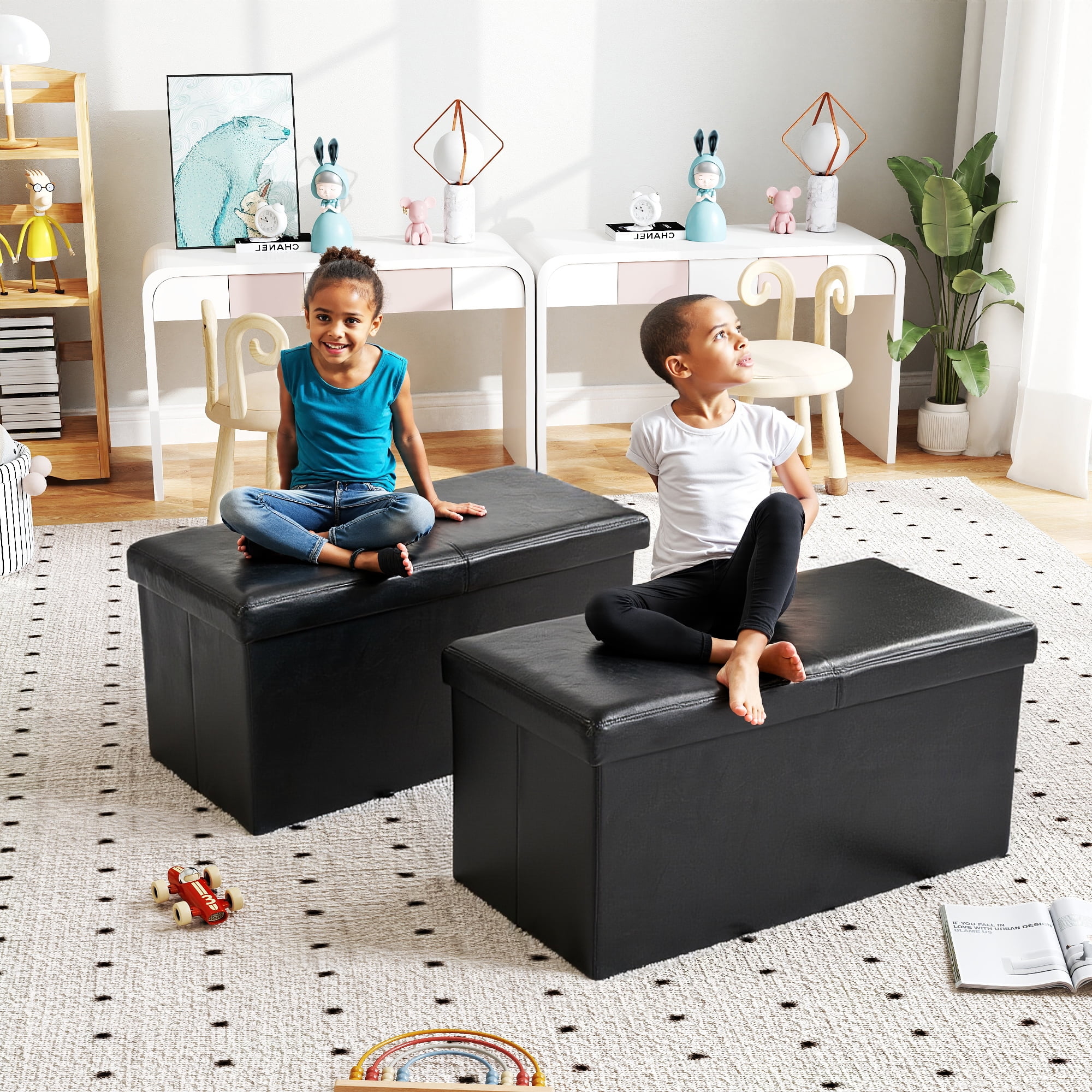 Click here for Homy Casa 2 Pack Foldable Storage Chest With Padde... prices