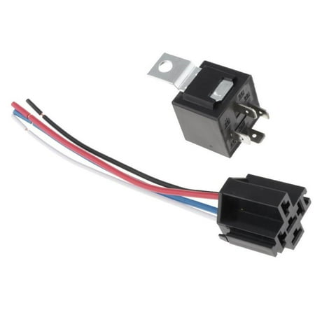 40A 4-Pin Relay Socket Harness Connector For Car Truck with ...