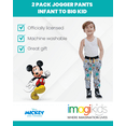 Disney Mickey Mouse Fleece 2 Pack Jogger Pants Toddler to Little Kid ...